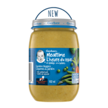 GERBER Mealtime Purée Garden Veggies Jar | Nestlé Baby & me