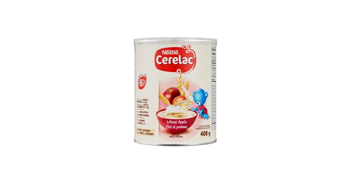 Cerelac Wheat Apple Cereal for 6 months+ | Nestlé Baby & me