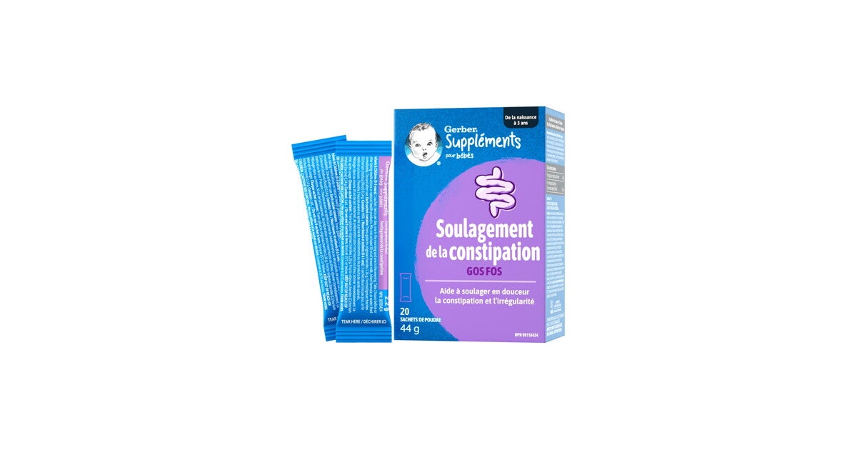 Soulagement de la constipation | Suppléments pour bébés GerberMD