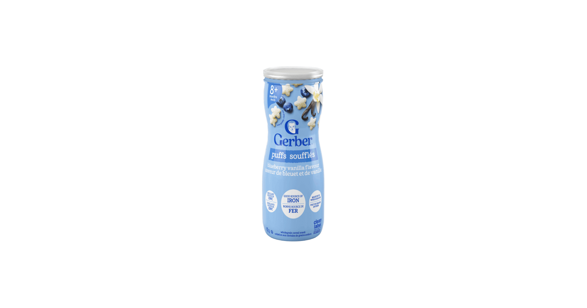 Gerber® Puffs Blueberry Vanilla|Nestlé Baby & me