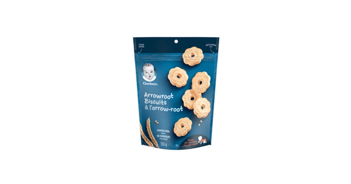Gerber® Arrowroot Biscuits|Nestlé Baby & me